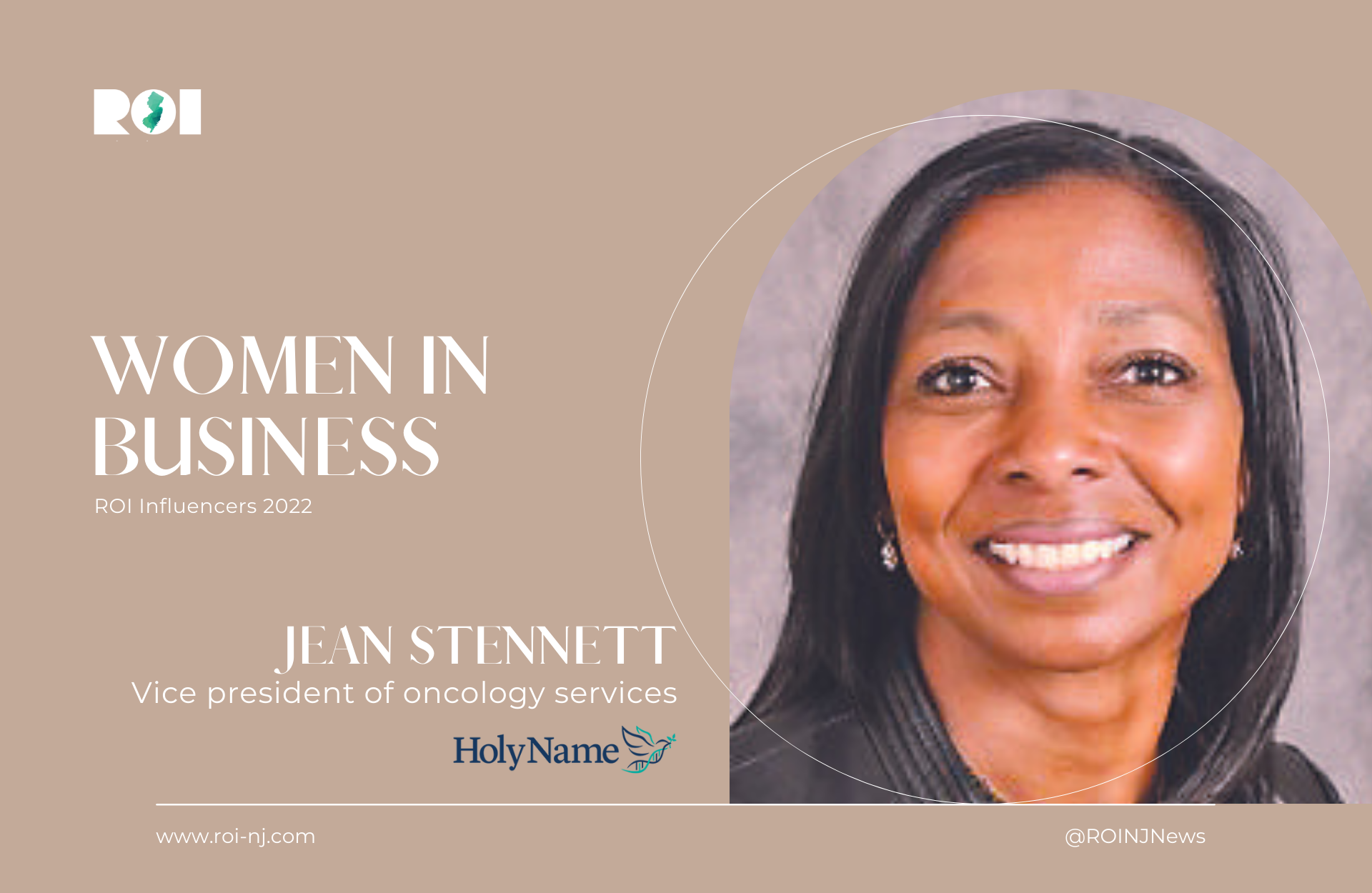 ROI Influencers: Women in Business — Jean Stennett | ROI-NJ