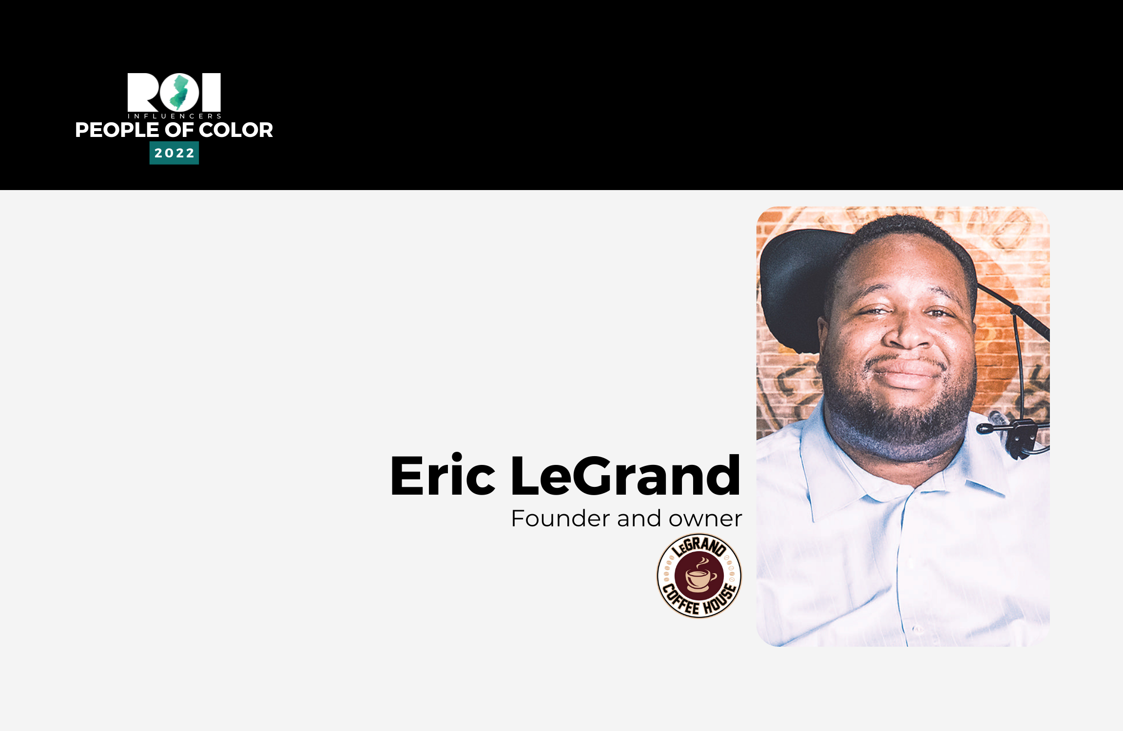 ROI Influencers: People of Color 2022 — Eric LeGrand | ROI-NJ