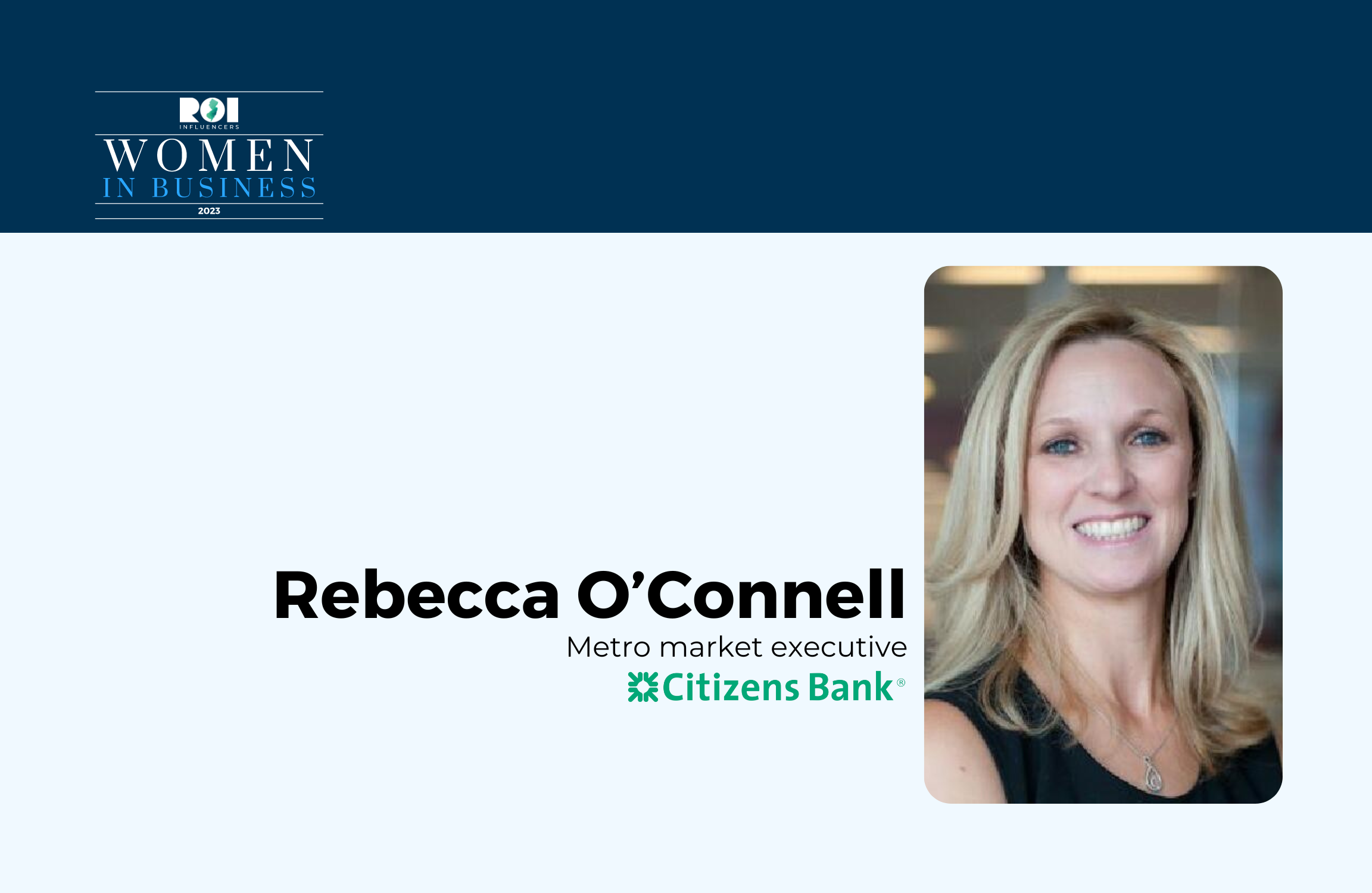 ROI Influencers: Women in Business 2023 — Rebecca O’Connell | ROI-NJ