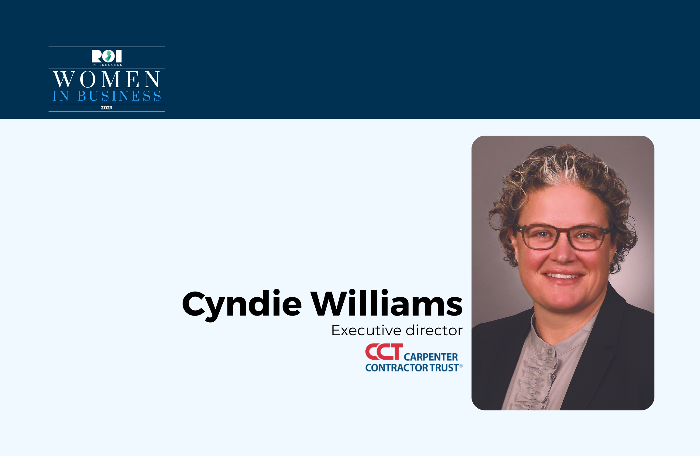 ROI Influencers: Women in Business 2023 — Cyndie Williams | ROI-NJ