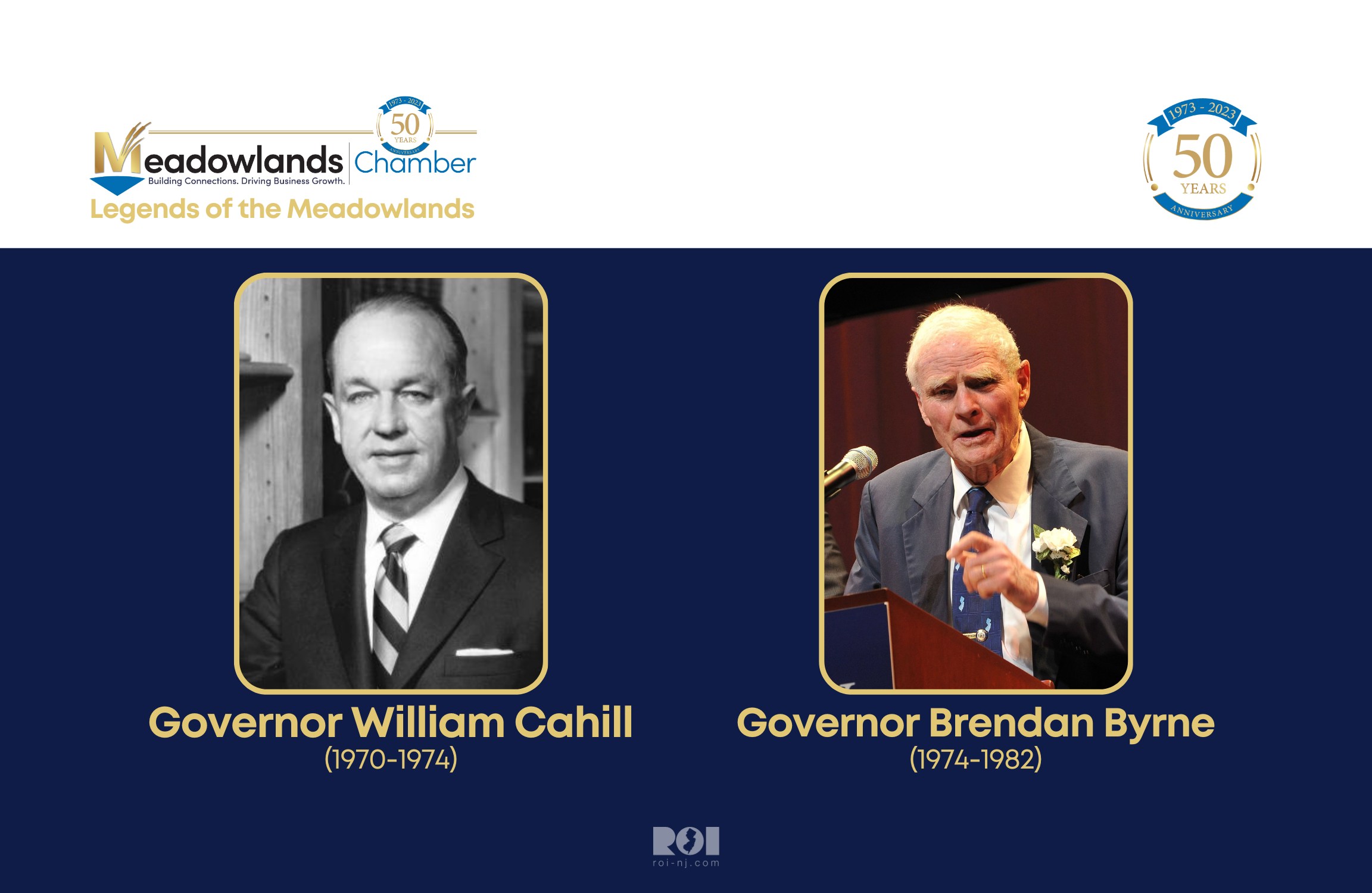 Legends of the Meadowlands: Govs. William Cahill and Brendan Byrne | ROI-NJ
