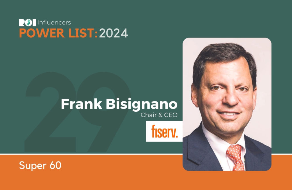 ROI Influencers Power List 2024: Super 60 — #29 Frank Bisignano | ROI-NJ