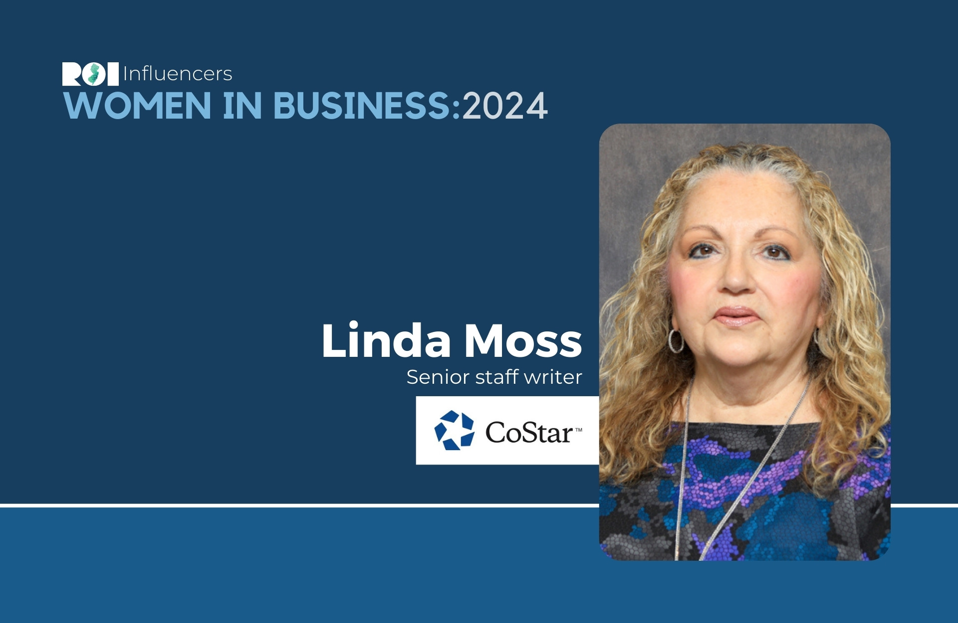 ROI Influencers: Women in Business 2024 — Linda Moss | ROI-NJ