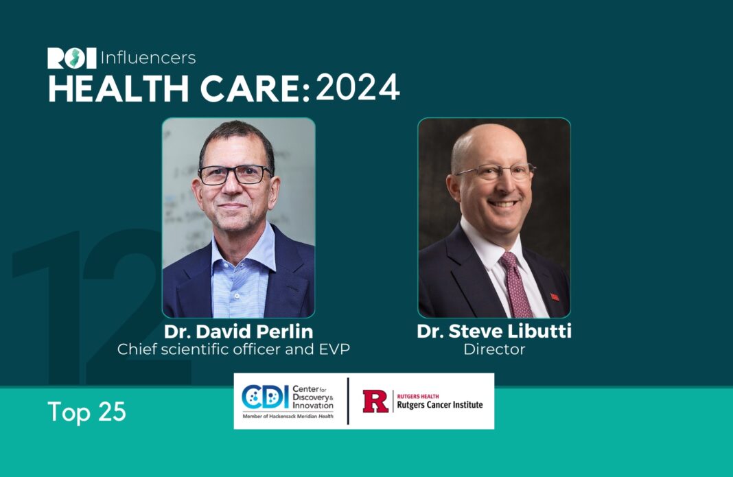 ROI Influencers: Health Care 2024 — No. 12 Dr David Perlin, Dr Steve ...