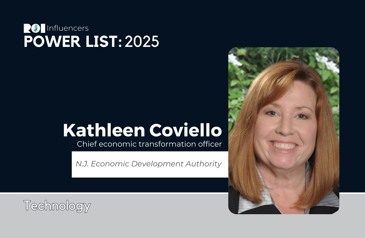 ROI Influencers Power List 2025: Technology — Kathleen Coviello | ROI-NJ