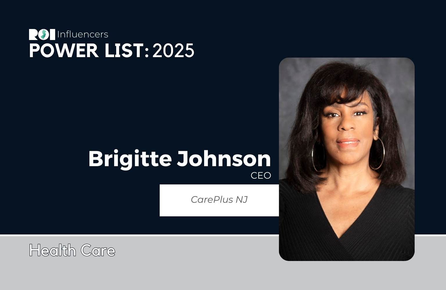 ROI Influencers Power List 2025: Health Care — Brigitte Johnson | ROI-NJ