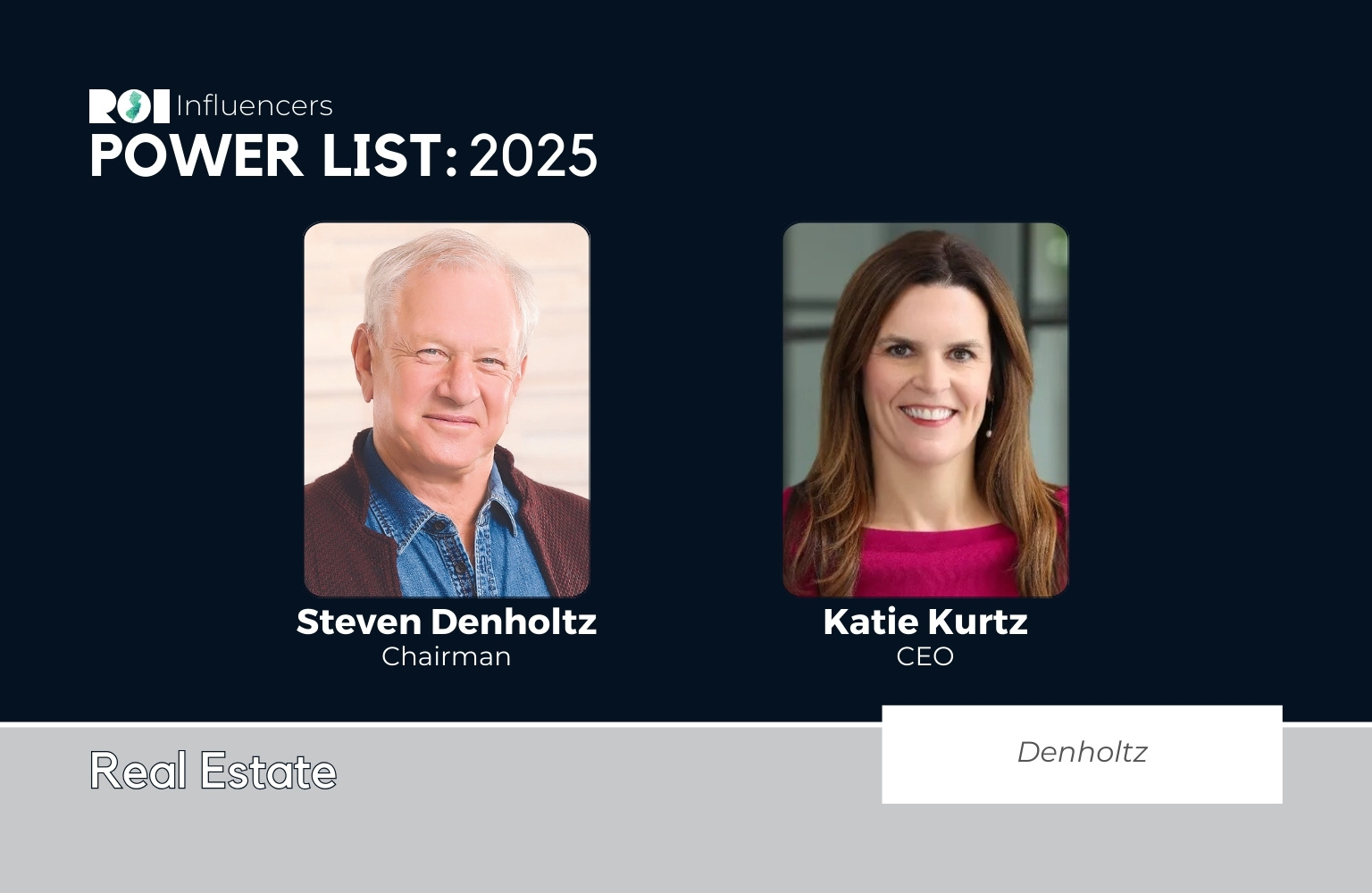 ROI Influencers Power List 2025: Real Estate — Steven Denholtz; Katie ...