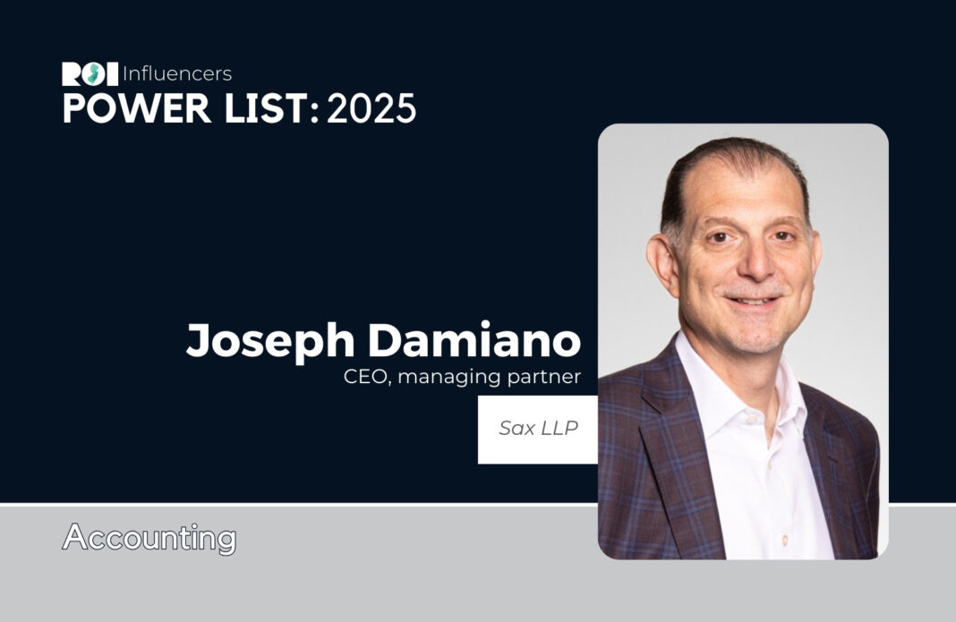 ROI Influencers Power List 2025: Accounting — Joseph Damiano | ROI-NJ