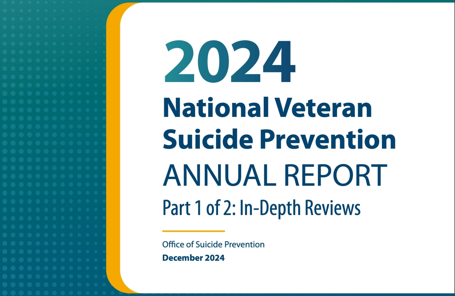 VA’s latest report shows veterans suicide remains a national epidemic ...