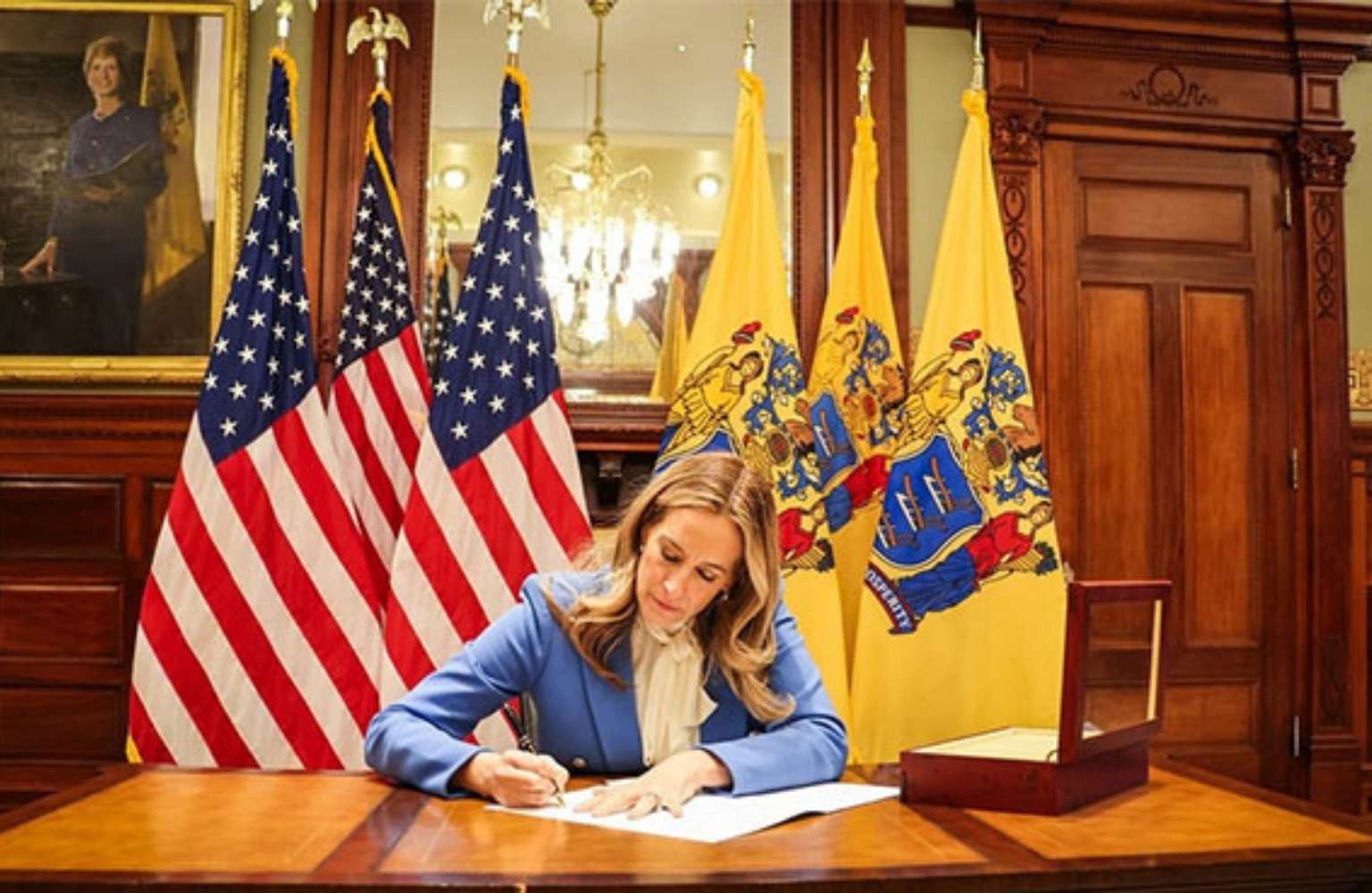 Sherrill signs executive orders to lower costs, strengthen online ...