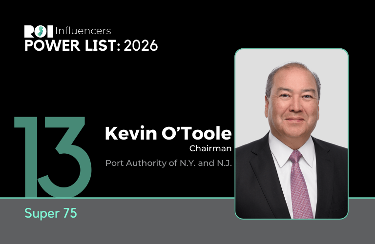 ROI Influencers Power List 2026: Super 75 — No. 13 Kevin O'Toole | ROI-NJ