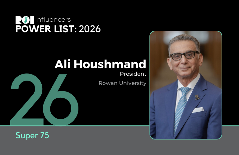 ROI Influencers Power List 2026: Super 75 — No. 26 Ali Houshmand | ROI-NJ