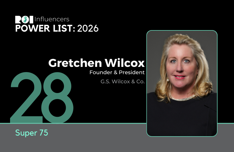 ROI Influencers Power List 2026: Super 75 — No. 28 Gretchen Wilcox | ROI-NJ
