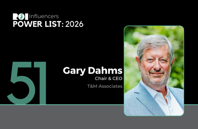 ROI Influencers Power List 2026: Super 75 — No. 51 Gary Dahms | ROI-NJ
