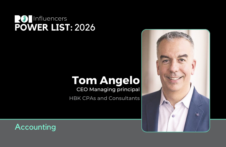 ROI Influencers Power List 2026: Accounting — Tom Angelo | ROI-NJ
