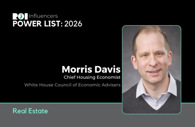 ROI Influencers Power List 2026: Real Estate — Morris Davis | ROI-NJ