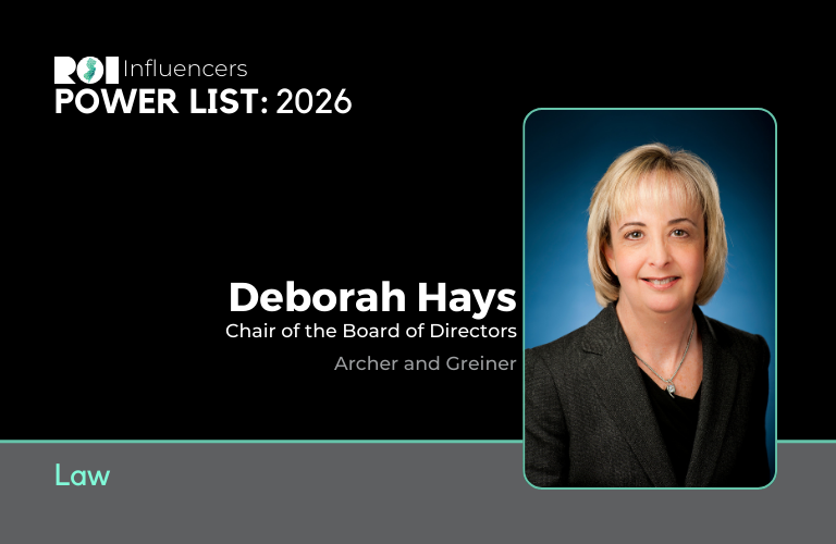 ROI Influencers Power List 2026: Law — Deborah Hays | ROI-NJ