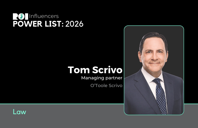 ROI Influencers Power List 2026: Law — Tom Scrivo | ROI-NJ